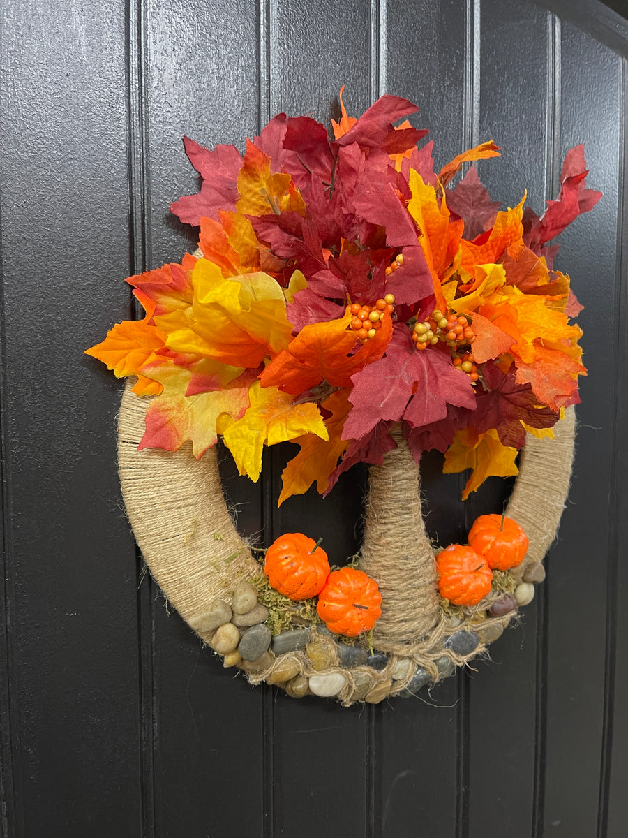 Fall Tree of Life Wreath, KatsCreationsNMore