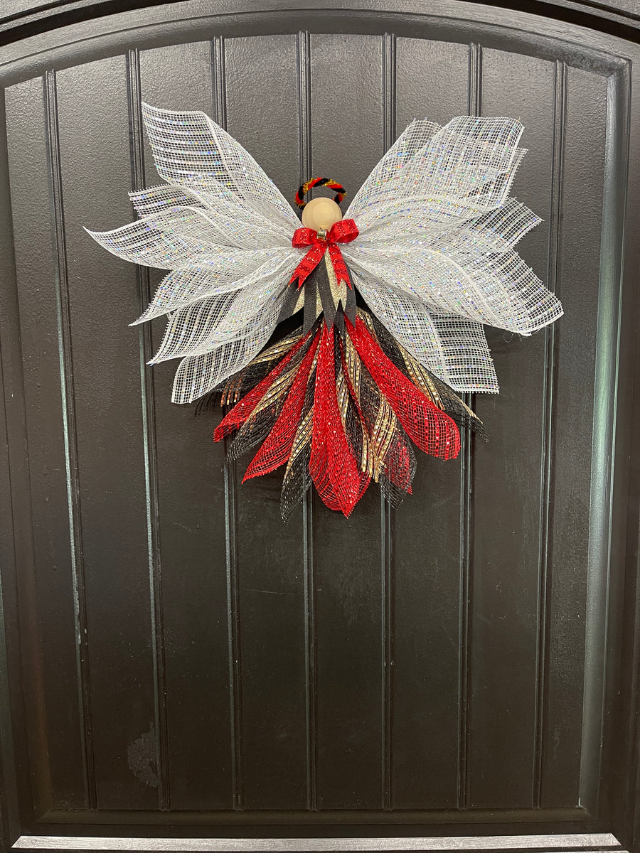 Marine Military Angel Tree Topper, Graveside Memorial, KatsCreationsNM ...